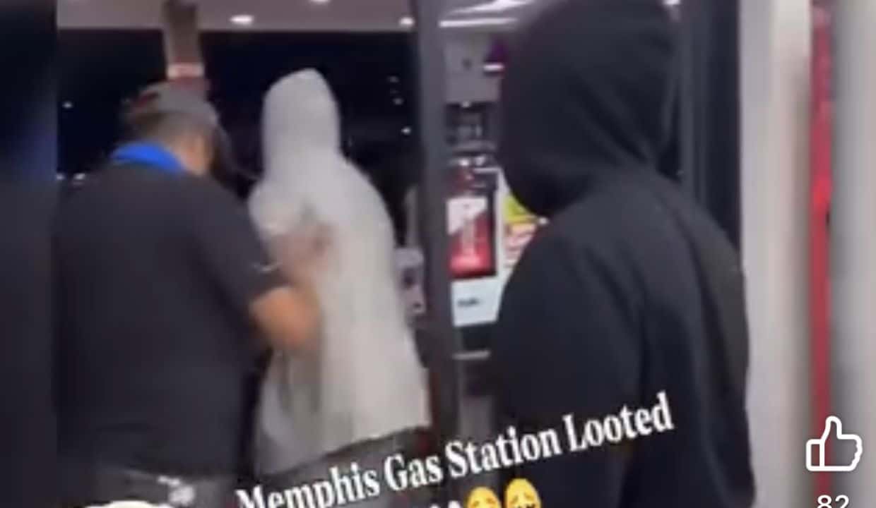 Footage of Mob Looting Memphis Gas Station Sparks Outrage - KWAM - The ...